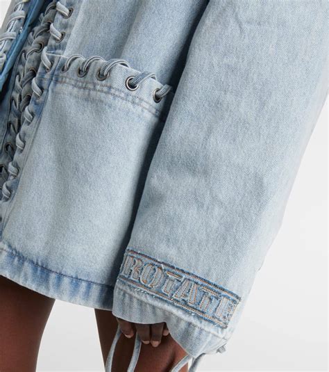 Rotate Birger Christensen Oversized Denim Jacket ROTATE Birger Christensen