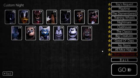 Custom Night Fnati Another Fnaf Wiki Fandom