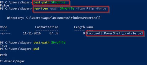 Profile In Windows Powershell