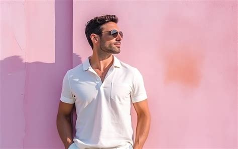 Premium Ai Image A Man With Sunglasses Posing