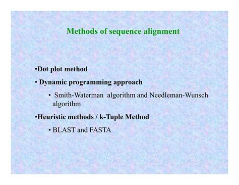 Sequence Analysis Pairwise Alignmentpdf