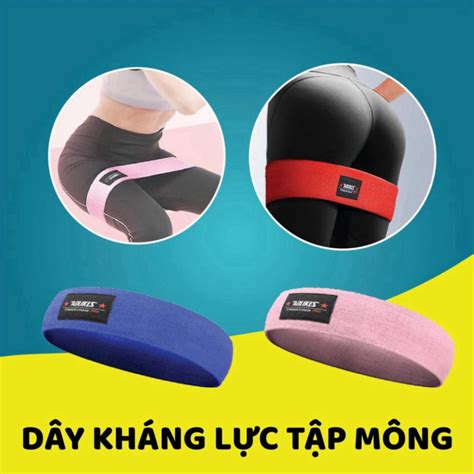 Hot ️2021 Dây Kháng Lực Tập Gym Miniband Dây Band Đàn Hồi Tập Chân