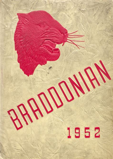 1952 Yearbook From General Braddock High School From Braddock Pennsylvania