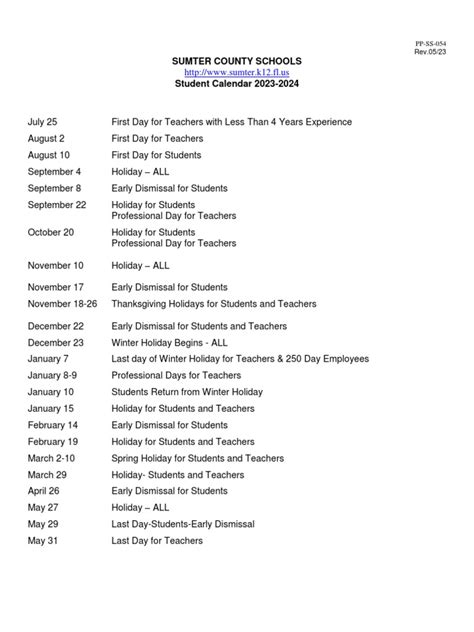 Sumter County Schools Pdf