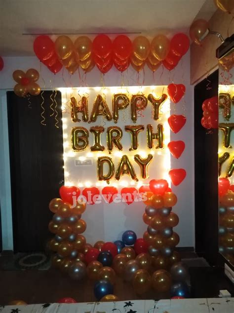 Romantic Room Decoration For Surprise Birthday Party In Pune Birthday