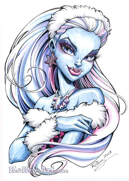 Abbey Bominable Kelleeart Kellee Riley Monster High Charaktere