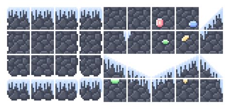 Pixilart Ice Tileset By Afterimage