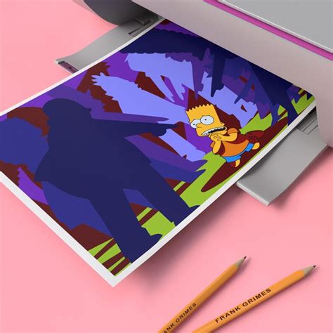 Im Sorry Bart Simpson Digital Art Print Instant Download Printable Wall Decor Etsy