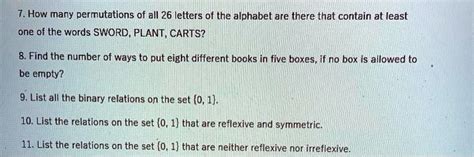 7 How Many Permutations Of All 26 Letters Of The Alphabet Are There