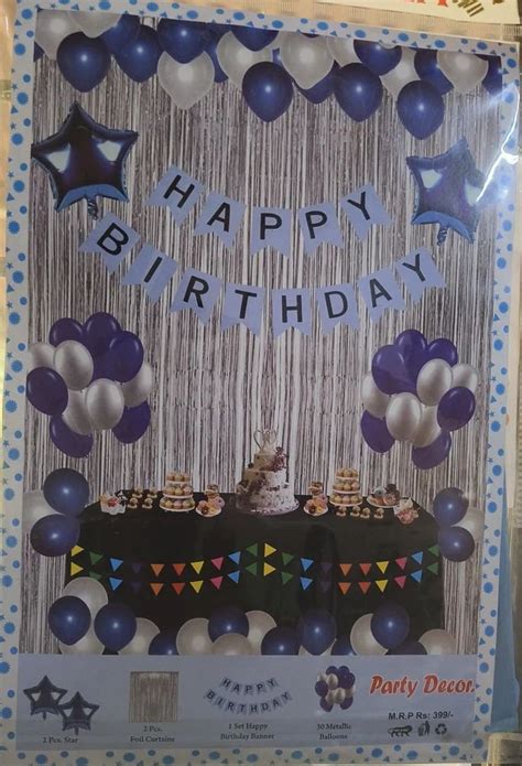Happy Birthday Decorations Set At Rs 110piece Birthday Banner In