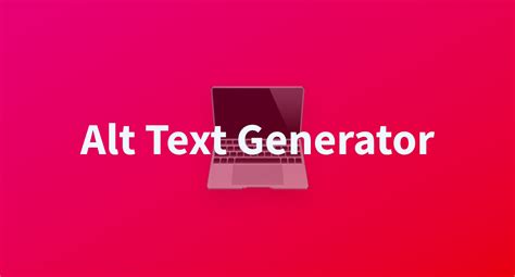 JMah Alt Text Generator At Main