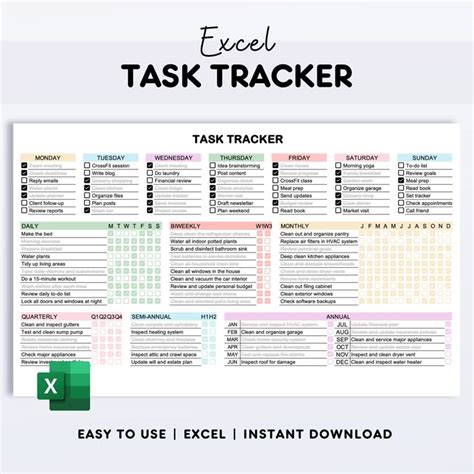 excel task tracker template task list templates free excel task