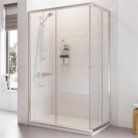 In6 Offset Corner Entry Shower Enclosure 6mm 1000x800