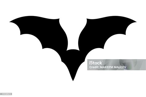 Bats Icons Set Black Flat Silhouettes Of Bats Vector Illustration Isolated On White Background