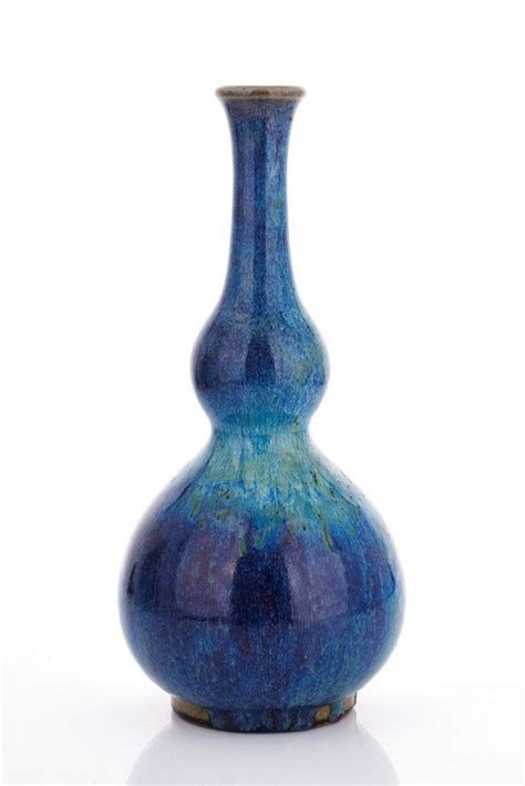 Ruskin Pottery Blue Speckled Vase 1908 Zother 20th Century British