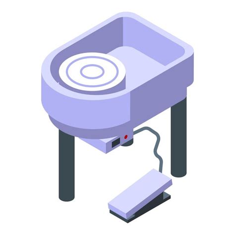 Premium Vector Electric Pottery Device Icon Isometric Vector Class