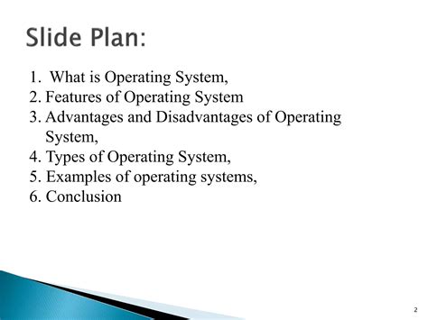 Operating System Ppt