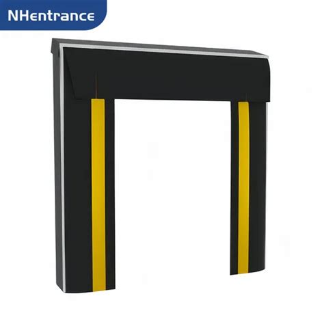 Retractable Loading Dock System For Industrial Truck Sealing With PVC Cover And Steel Frame