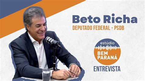 DE VOLTA À POLÍTICA BETO RICHA PSDB FALA SOBRE LAVA JATO E ELEIÇÕES