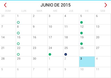 android Androidイベントを表示するためのCalendarView
