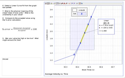 solved 22 aa e x 6 select a linear curve fit from the