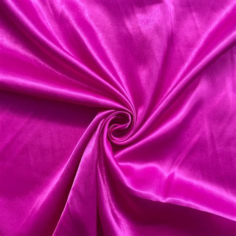 Pink Satin Fabric Width 150cm59inch Satin Fabric Pink Satin