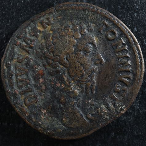 Marcus Aurelius Sestertius 180 Rome Ric 657 Eagle Sesterce Marc Aurèle