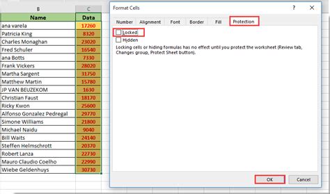 How To Protect Cell Formatting But Only Allow Data Entry In Excel