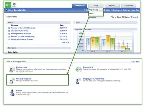Enable Schedule Display Preferences Store User Guide 2