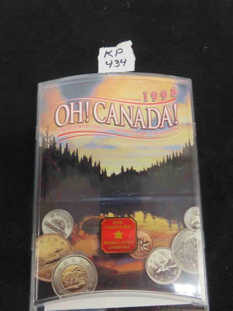 1998 Canada Uncirculated Coin Set Mcsherry Auction Service Ltd