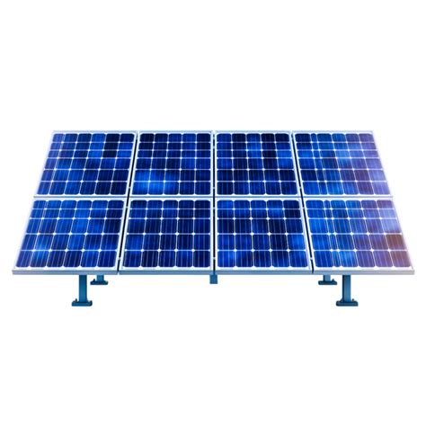 Solar Panel Array On For Renewable Energy And Sustainable Living 65916273 Png