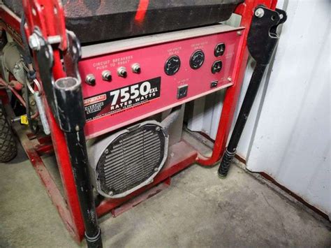 Generac EXL Rated Watts Hp Generator Roller Auctions