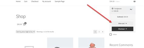 View Cart Button Missing From Mini Cart Header WordPress Org