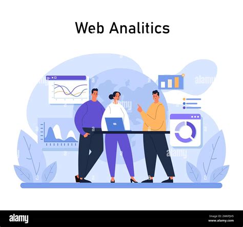 Web Analytics Highlighted Team Of Three Collaborates On Website Data