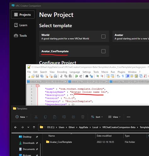 Bug Template Name Not Using Displayname From Json · Issue 51 · Vrchat Communitycreator