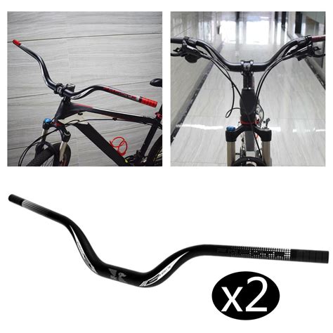 2x Mountain Bike Handlebar Mtb Down Hill Extra Long Riser Bar High Rise