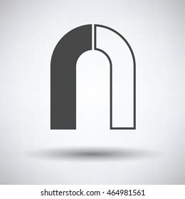 Bar Magnet Polar Magnet Diagram Scientific Stock Vector Royalty Free