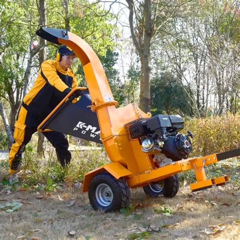 K Maxpower HP Petrol Powered Dic Branch Cutting Machine Large Tree Wood Chipper Crusher