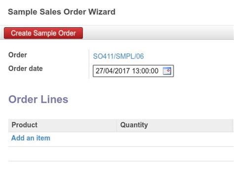 How To Create Sample Sale Order And Sale Order Line In Odoo Stack