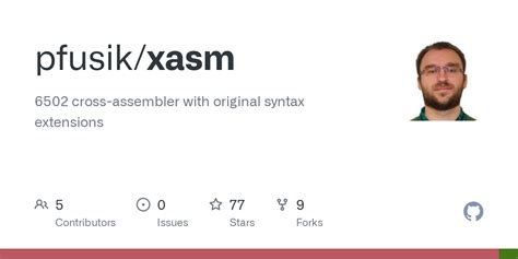 Github Pfusikxasm 6502 Cross Assembler With Original Syntax Extensions