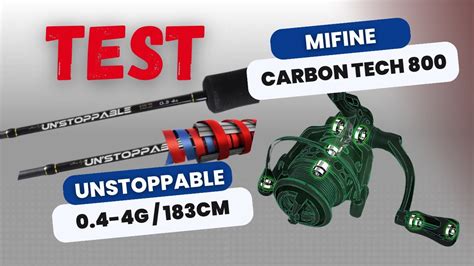 Test: Mifine Unstoppable 0.4-4g. Carbon Tech GT800 - YouTube