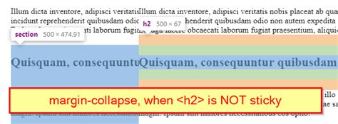 css why is margin used for sticky positioning stack overflow