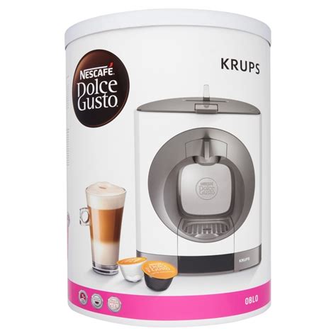 Krups Nescafé Dolce Gusto Oblo Ekspres do kawy biały promocje i gdzie można tanio kupić Ding pl