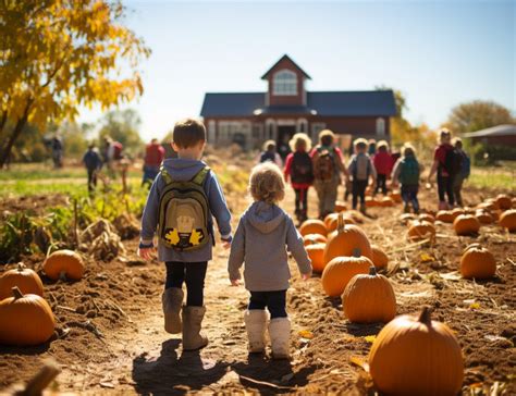 Pre K Visit To Pumpkin Patch The Woods Private School Preschool And Elementary