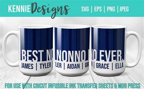 Best Nonno Ever Mug Wrap Svg Graphic By Kennie Designs · Creative Fabrica