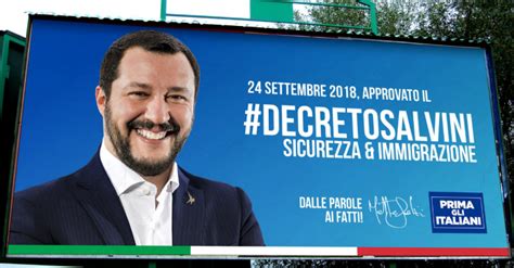 Cosa Cè Nel Decreto Sicurezza Di Salvini Nextquotidiano
