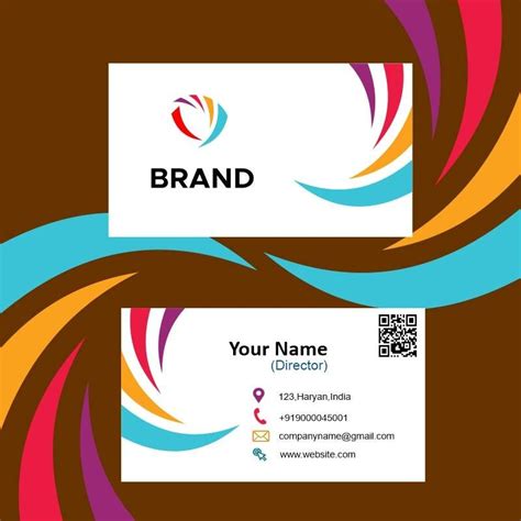 Visiting Card Design Sample In Coreldraw