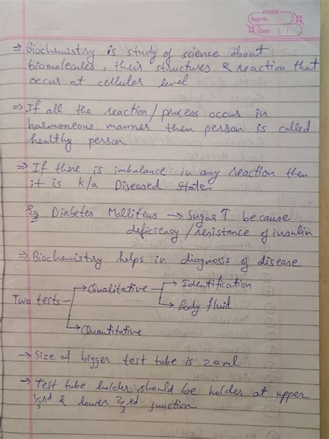 Biochem Demo Notes Pdf