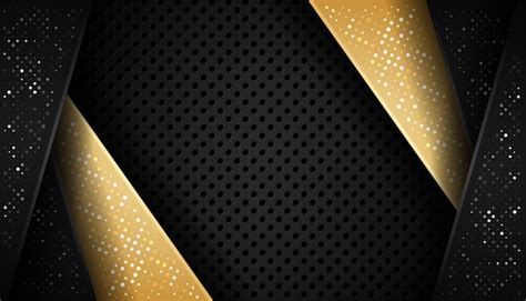 Premium Vector Overlap Shape Abstract Green Black Frame Layout Design