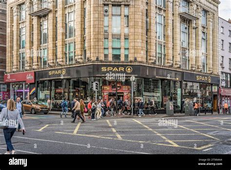 The Spar Convenience Store At The Corner Of Dame Street And Great